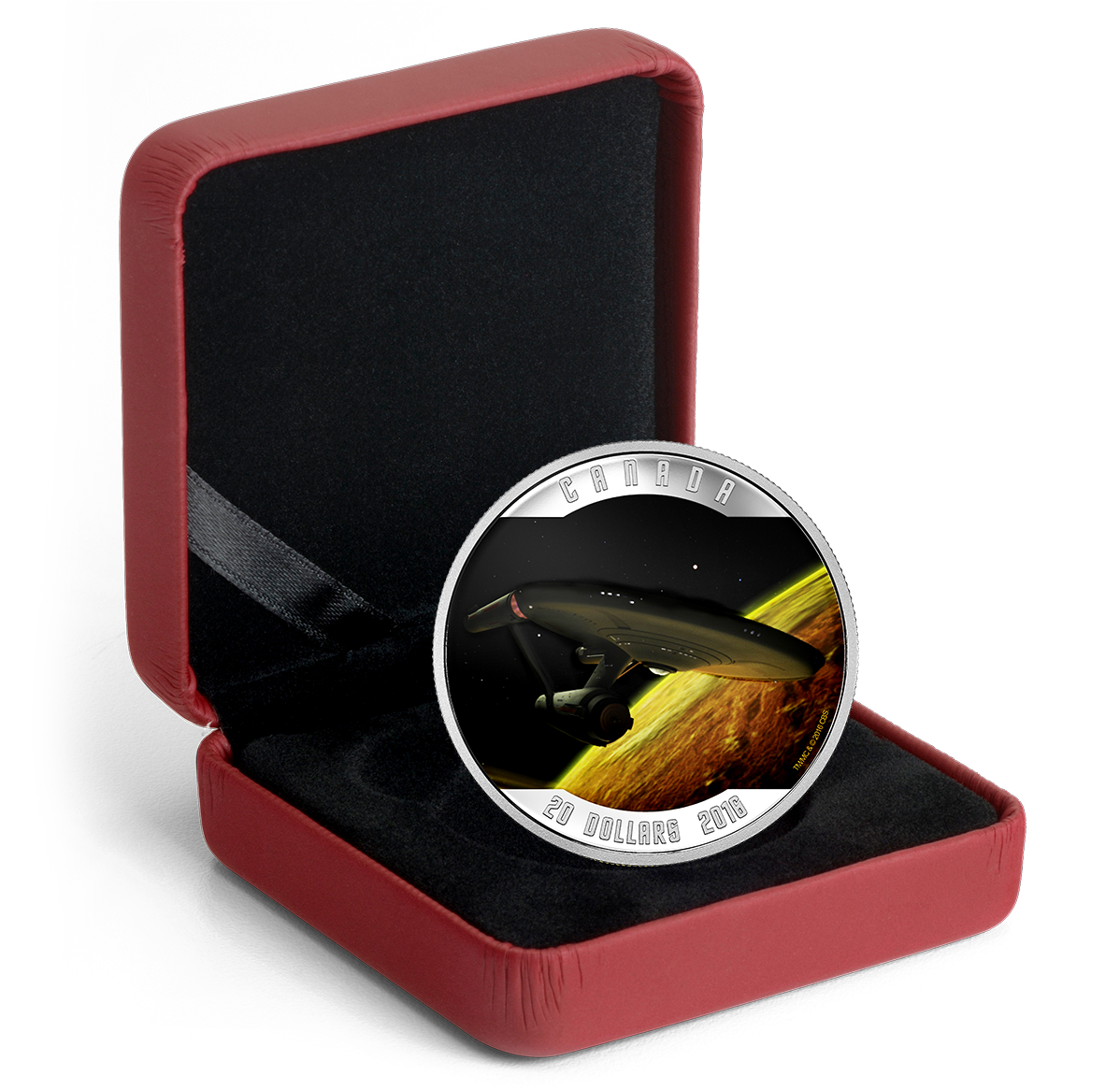 Star Trek™: Enterprise - 1 oz. Pure Silver Coloured Coin (2016) | The ...