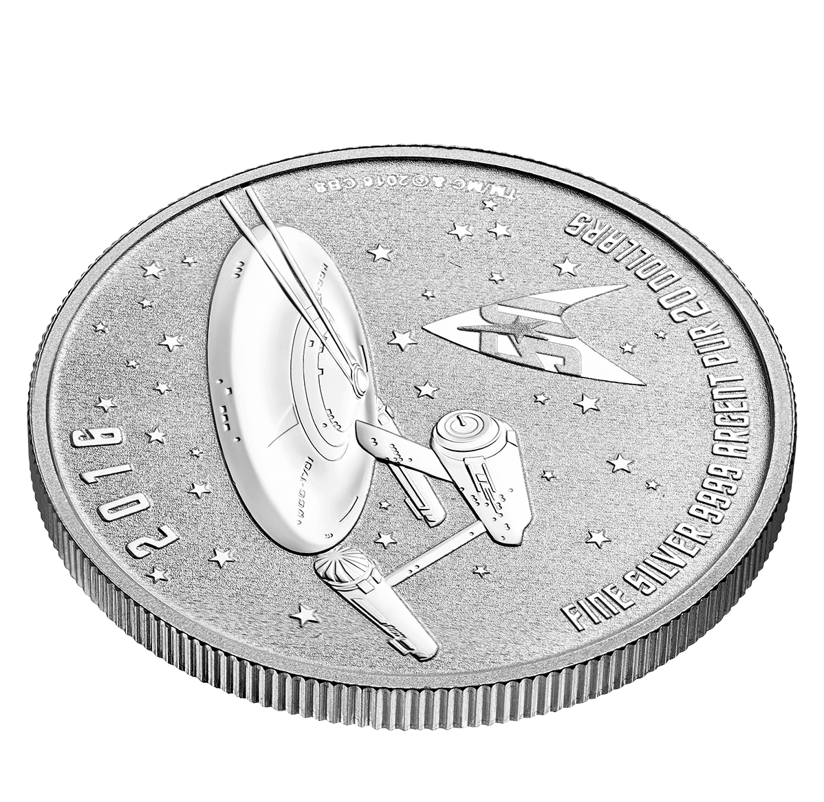 Star Trek™: Enterprise - $20 for $20 Fine Silver Coin (2016) | The Royal Canadian Mint