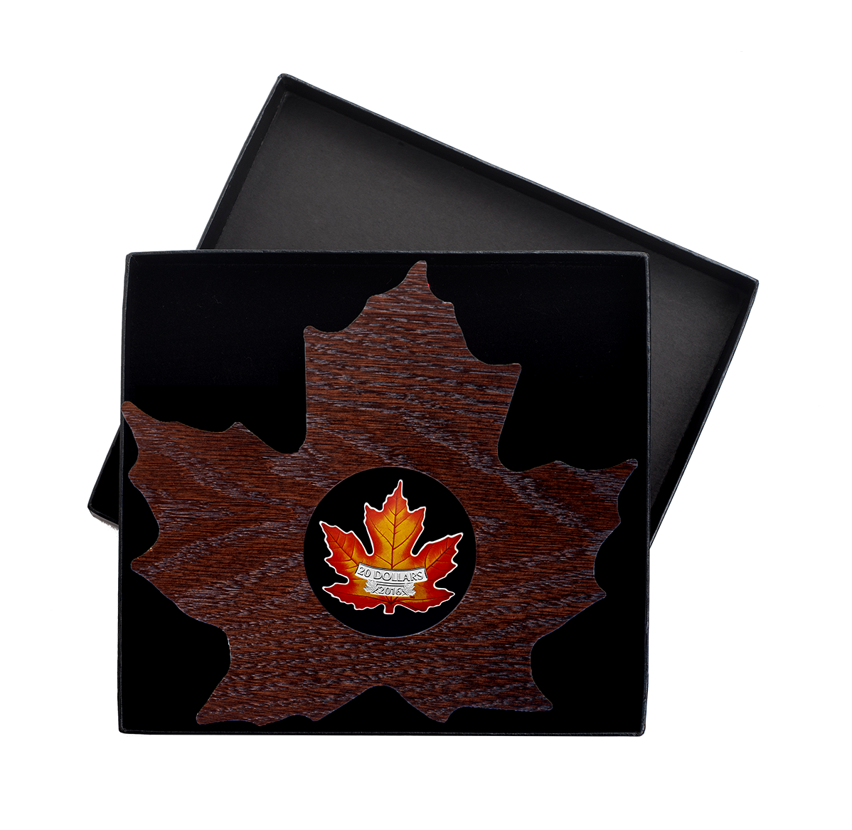 Pure Silver Coloured Coin - The Canadian Maple Leaf (2016) | The Royal ...