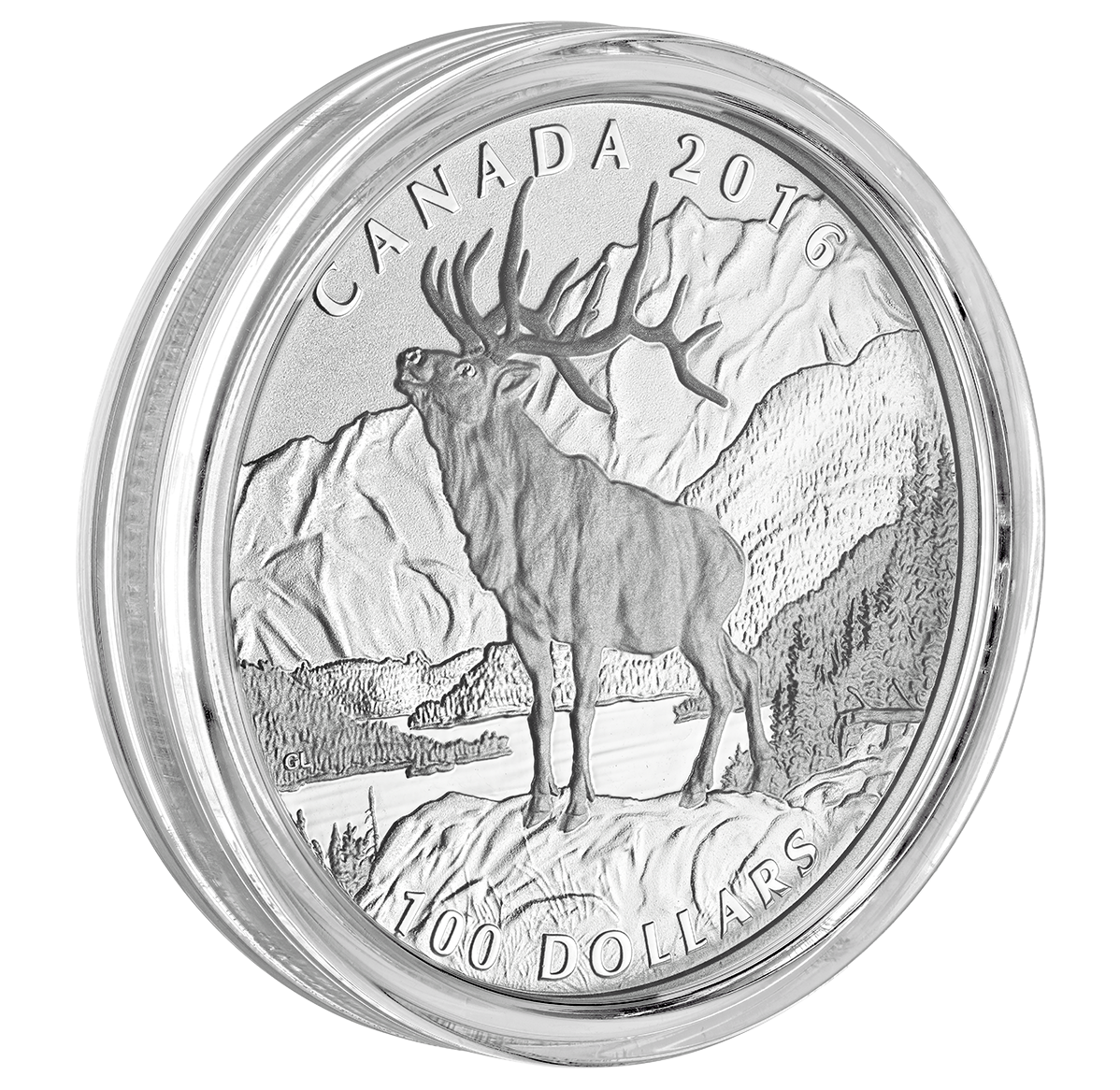 The Elk – $100 Fine Silver Coin (2016) | The Royal Canadian Mint