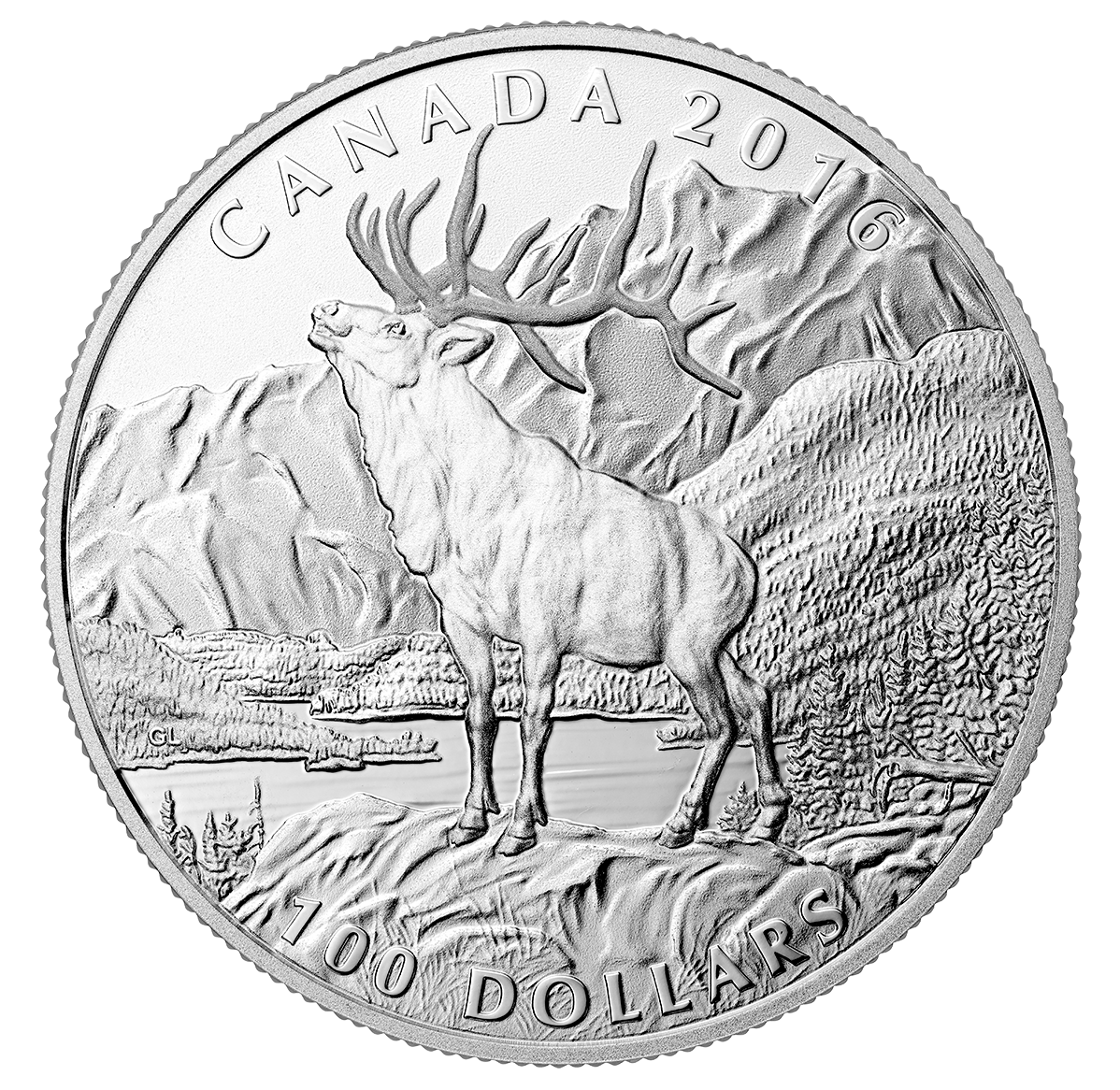 The Elk – $100 Fine Silver Coin (2016) | The Royal Canadian Mint