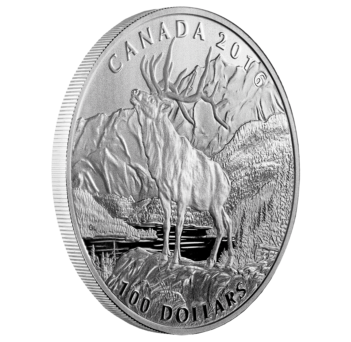The Elk – $100 Fine Silver Coin (2016) | The Royal Canadian Mint