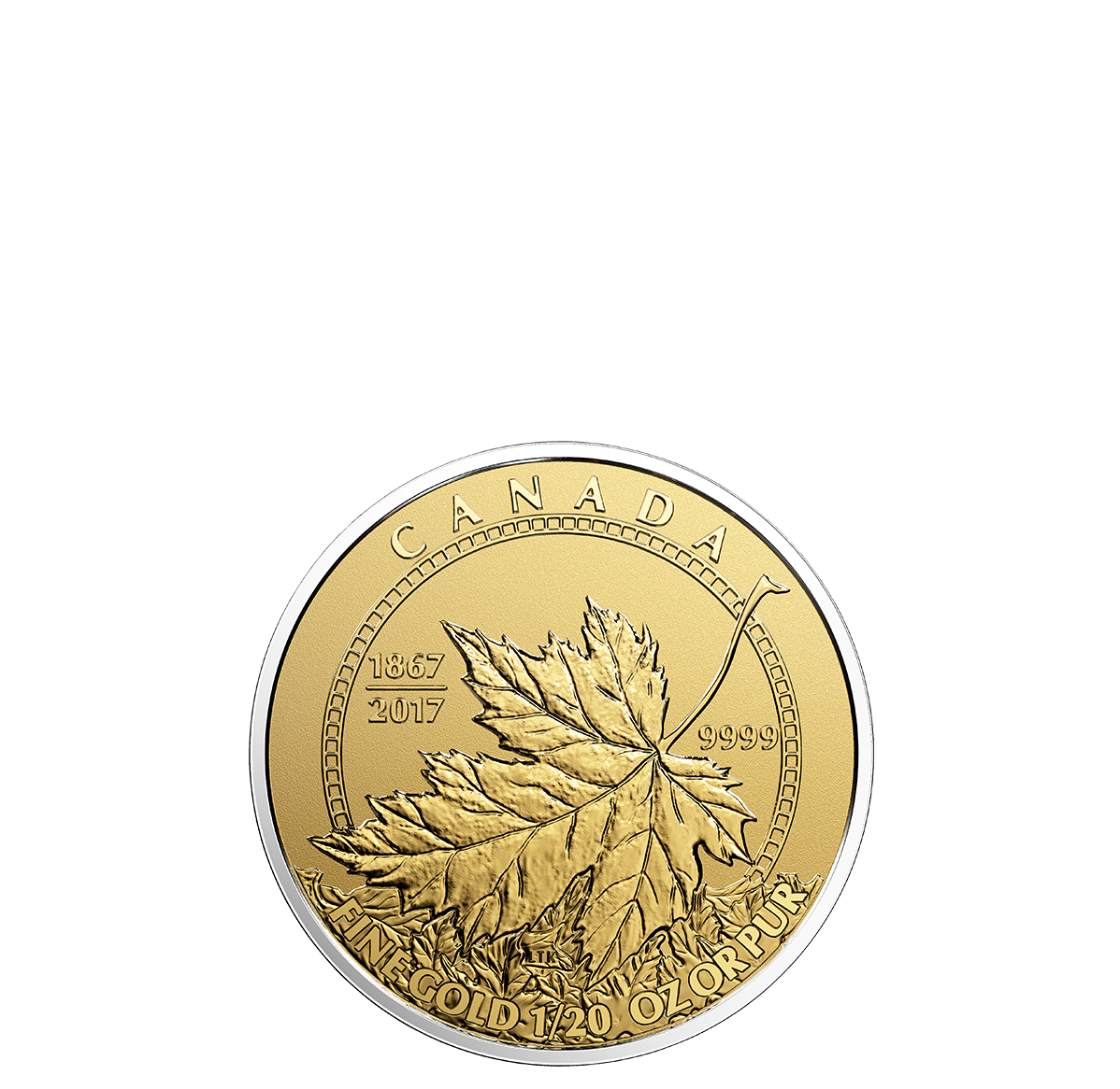 Pure Gold Maple Leaf Fractional Set - A Celebration of Canada (1867 ...