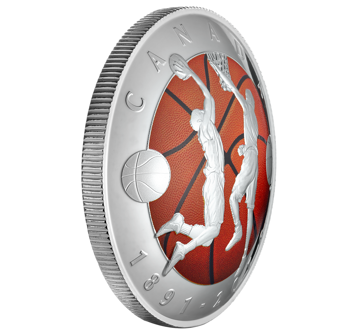 Pure Silver Coloured Coin - 125th Anniversary of the Invention of ...