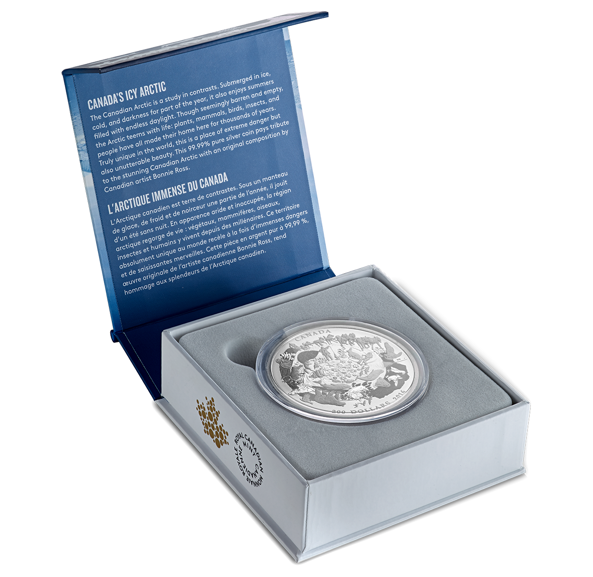 Canada's Icy Arctic – $200 Fine Silver Coin (2016) | The Royal Canadian ...