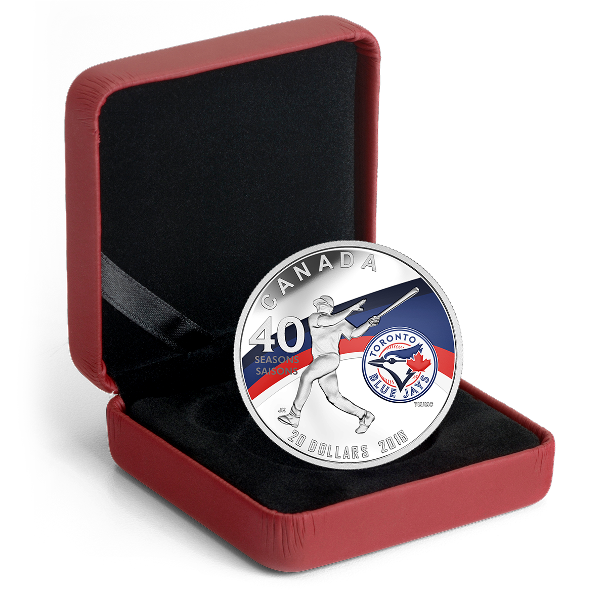 Toronto Blue Jays - Celebrating the 40th Season - 1 oz. Pure Silver ...