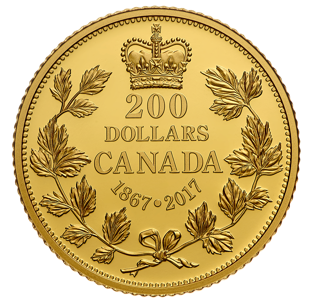 1 oz. Pure Gold Coin - 150 Years of Passion: The Maple Leaf - Mintage ...