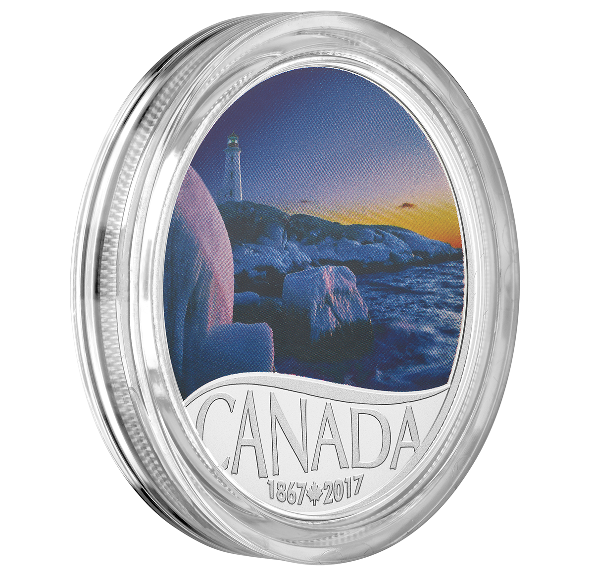 1/2 oz. Pure Silver Coloured Coin - Celebrating Canada's 150th Coin ...