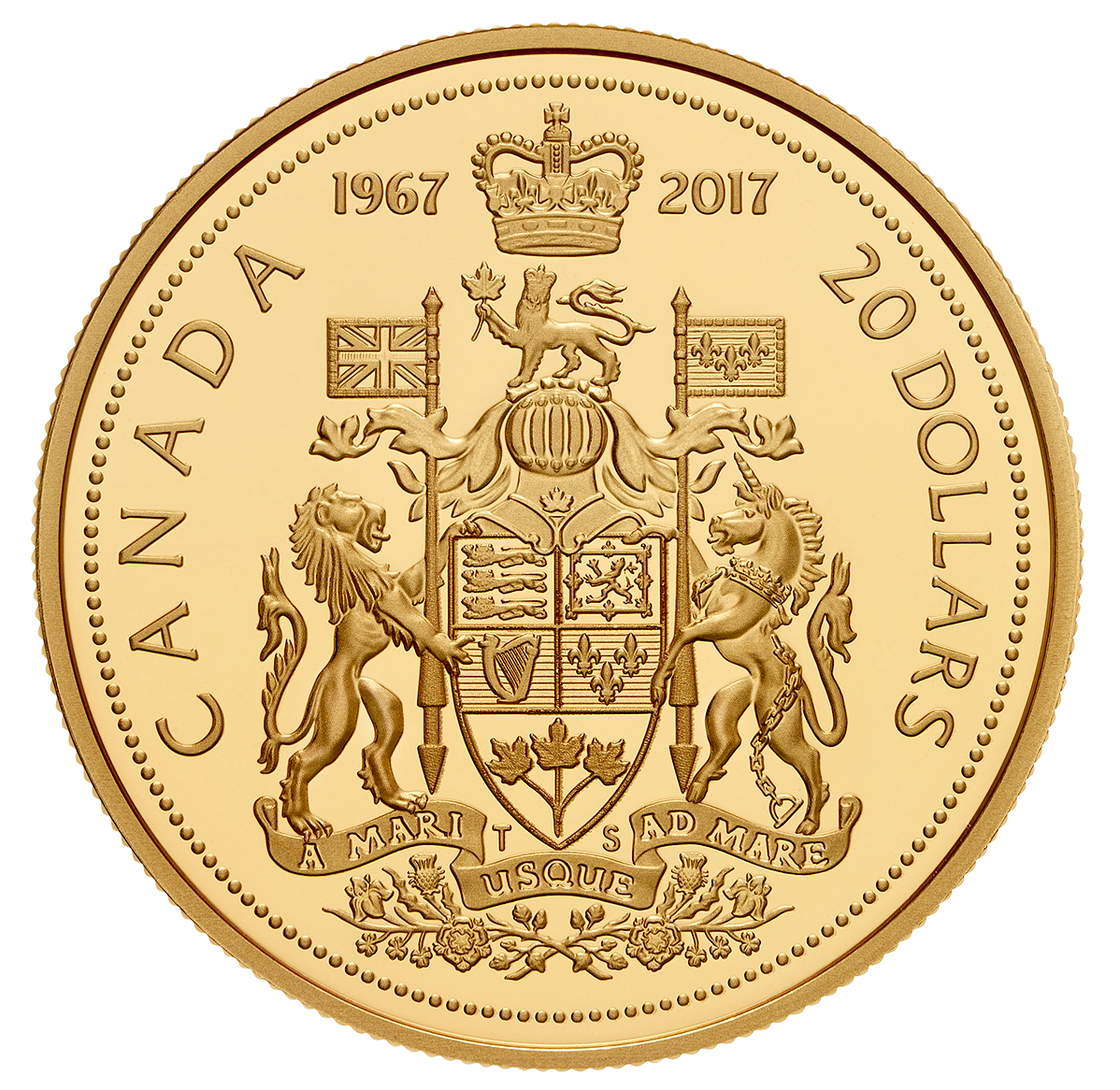 2017 Commemorative Pure Silver 7-Coin Proof Set - 1967 Centennial Coins ...