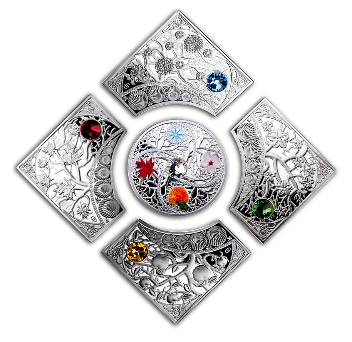 Sterling Silver 5-Coin Set – The Four Seasons – Mintage: 5,000 (2013 ...