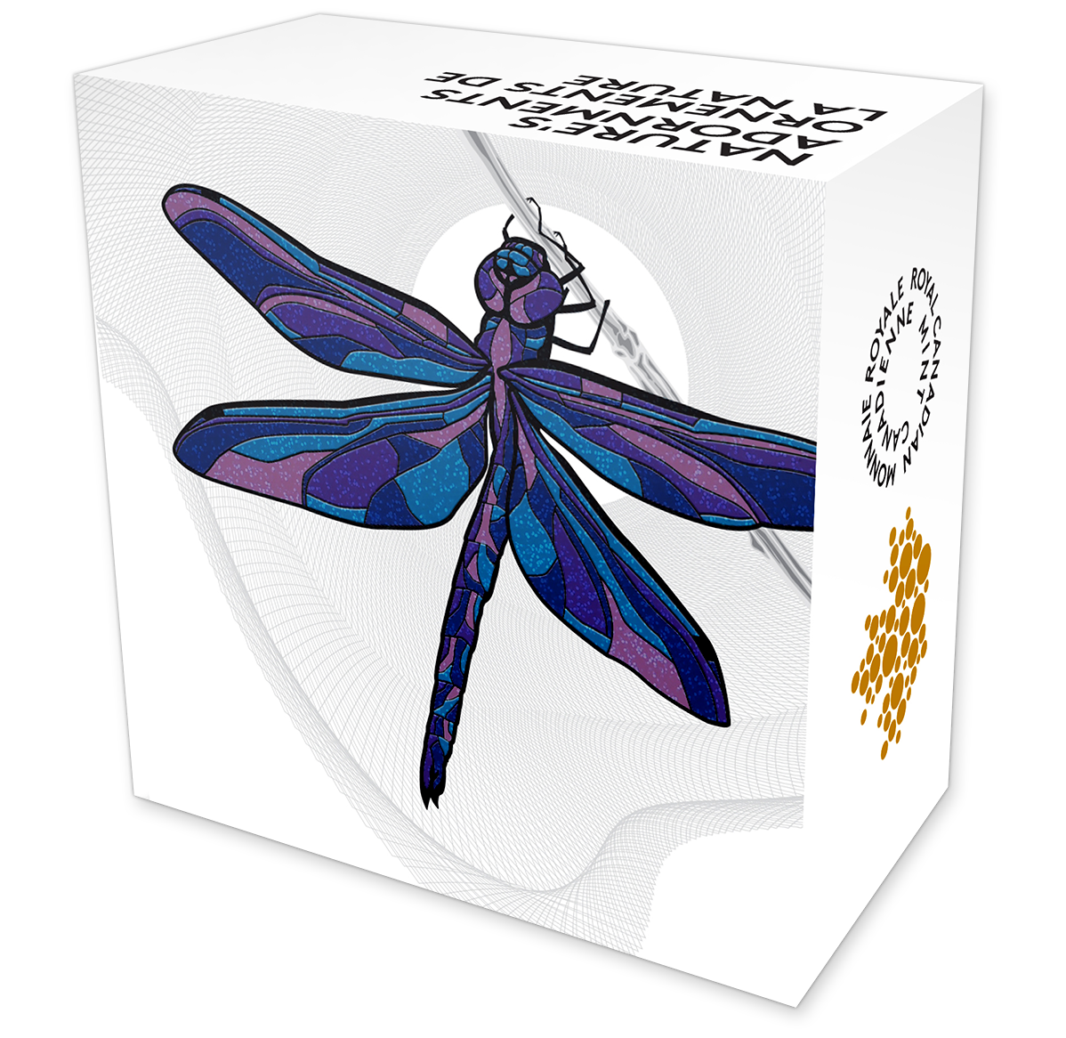 1 oz. Pure Silver Coin With Niobium - Nature's Adornment: Dragonfly ...