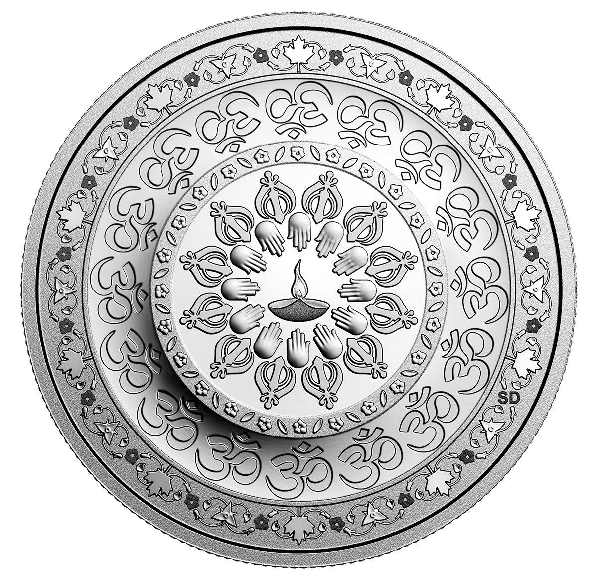 1 oz. Pure Silver Coin - Diwali: Festival of Lights - Mintage: 8,500 ...