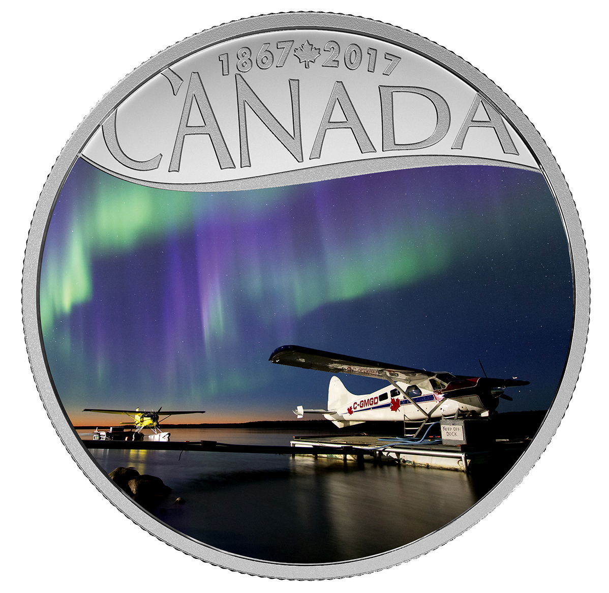 1/2 oz. Pure Silver Coloured Coin - Celebrating Canada's 150th Coin ...