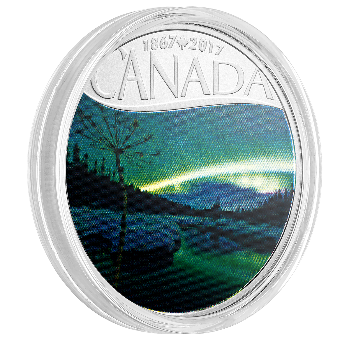 1/2 oz. Pure Silver Coloured Coin - Celebrating Canada’s 150th Coin ...
