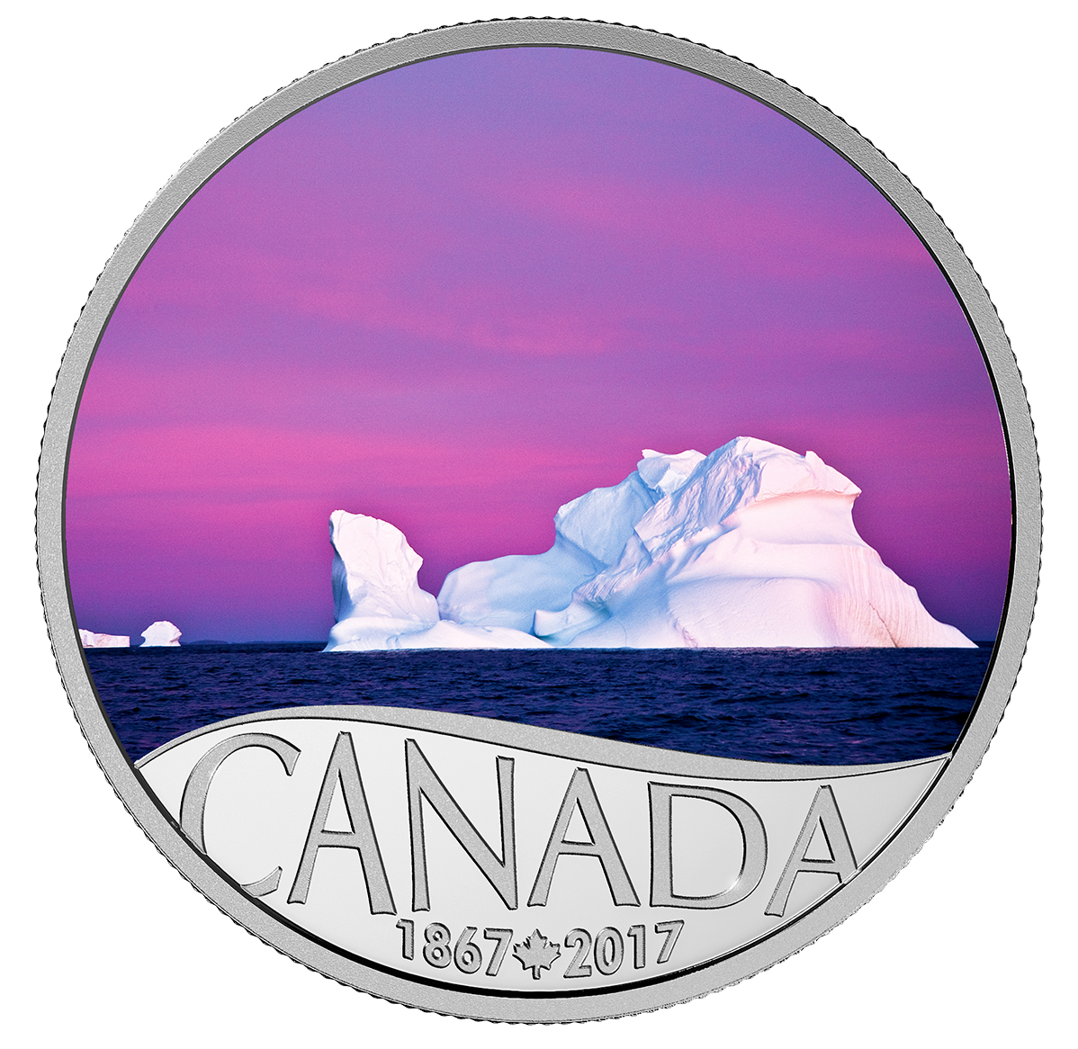 1/2 oz. Pure Silver Coloured Coin - Celebrating Canada's 150th Coin ...