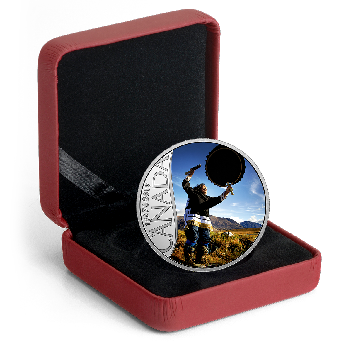 1/2 oz. Pure Silver Coloured Coin - Celebrating Canada's 150th Coin ...