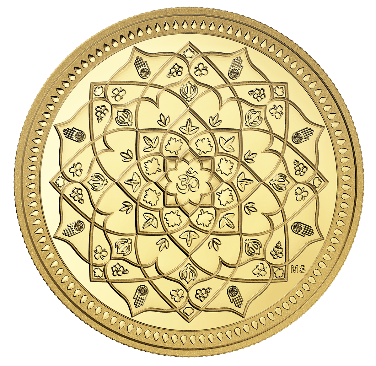 1 oz. Pure Gold Coin - Diwali: Festival of Lights - Mintage: 275 (2016 ...
