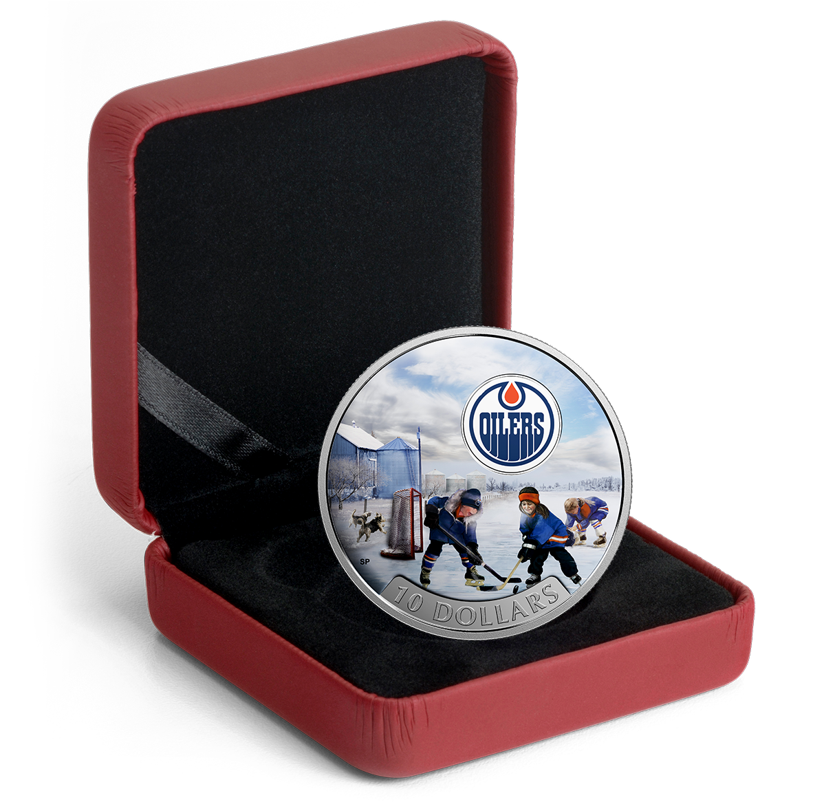 1/2 oz. Pure Silver Coloured Coin - Passion to Play: Edmonton Oilers ...