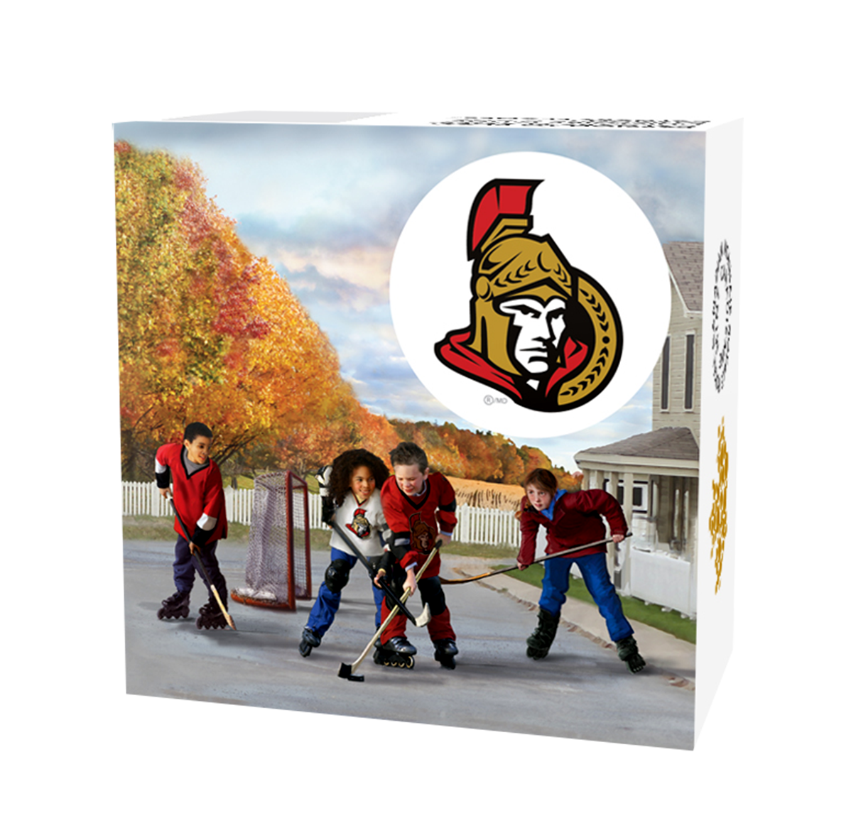 1/2 oz. Pure Silver Coloured Coin - Passion to Play: Ottawa Senators® (2017) | The Royal ...