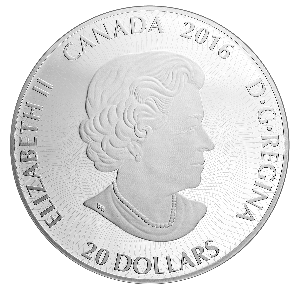 1 oz. Pure Silver Coloured Coin - Canadiana Kaleidoscope: Polar Bear ...