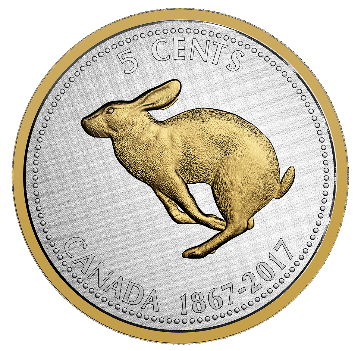 5 oz. Pure Silver Coin - Big Coin Series: Alex Colville Designs: 5-Cent ...