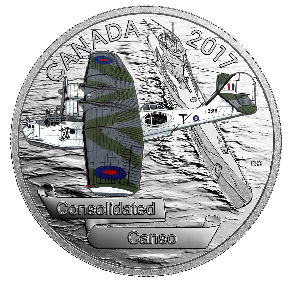 1 oz. Pure Silver Coloured Coin - Aircraft of The Second World War ...