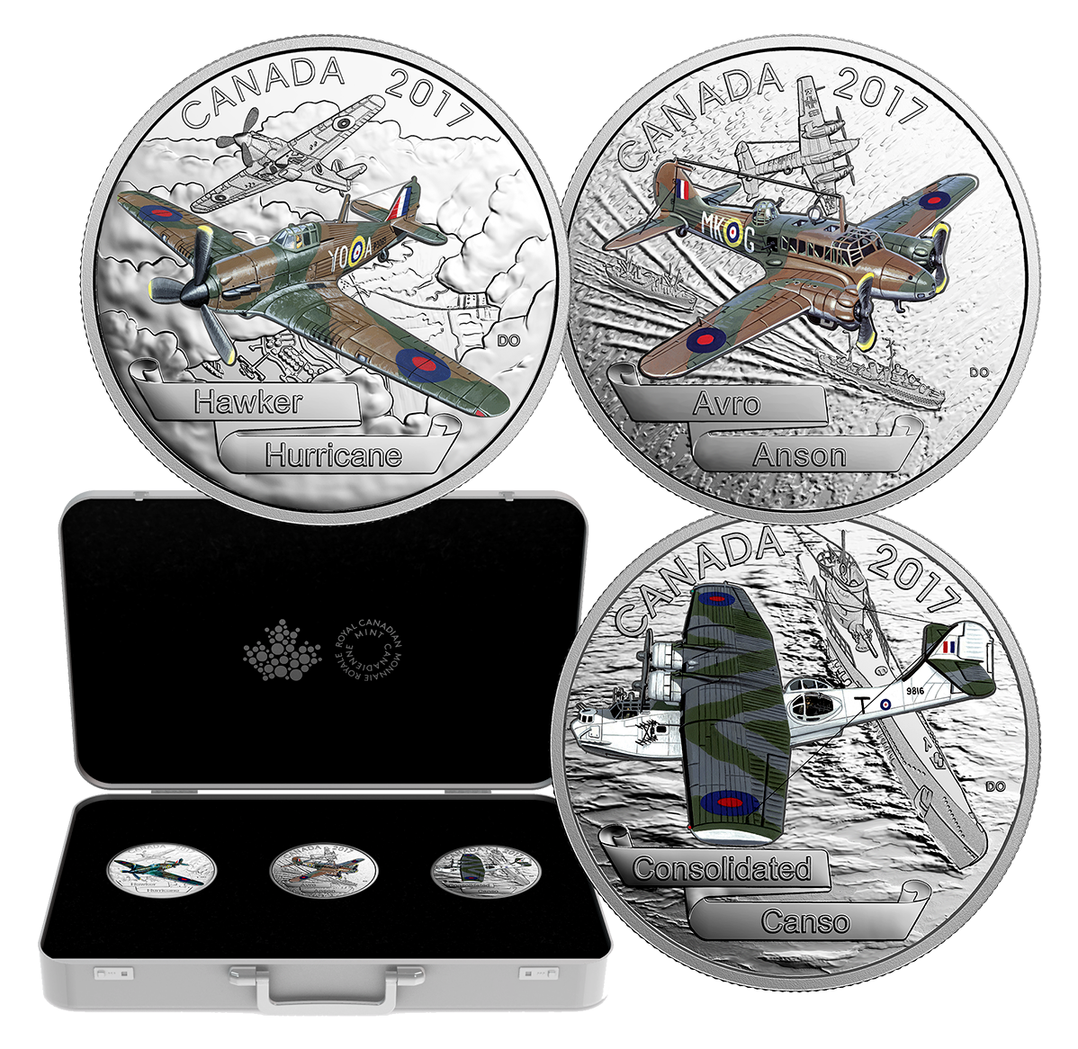 1 oz. Pure Silver 3-Coin Subscription - Aircraft of The Second World ...