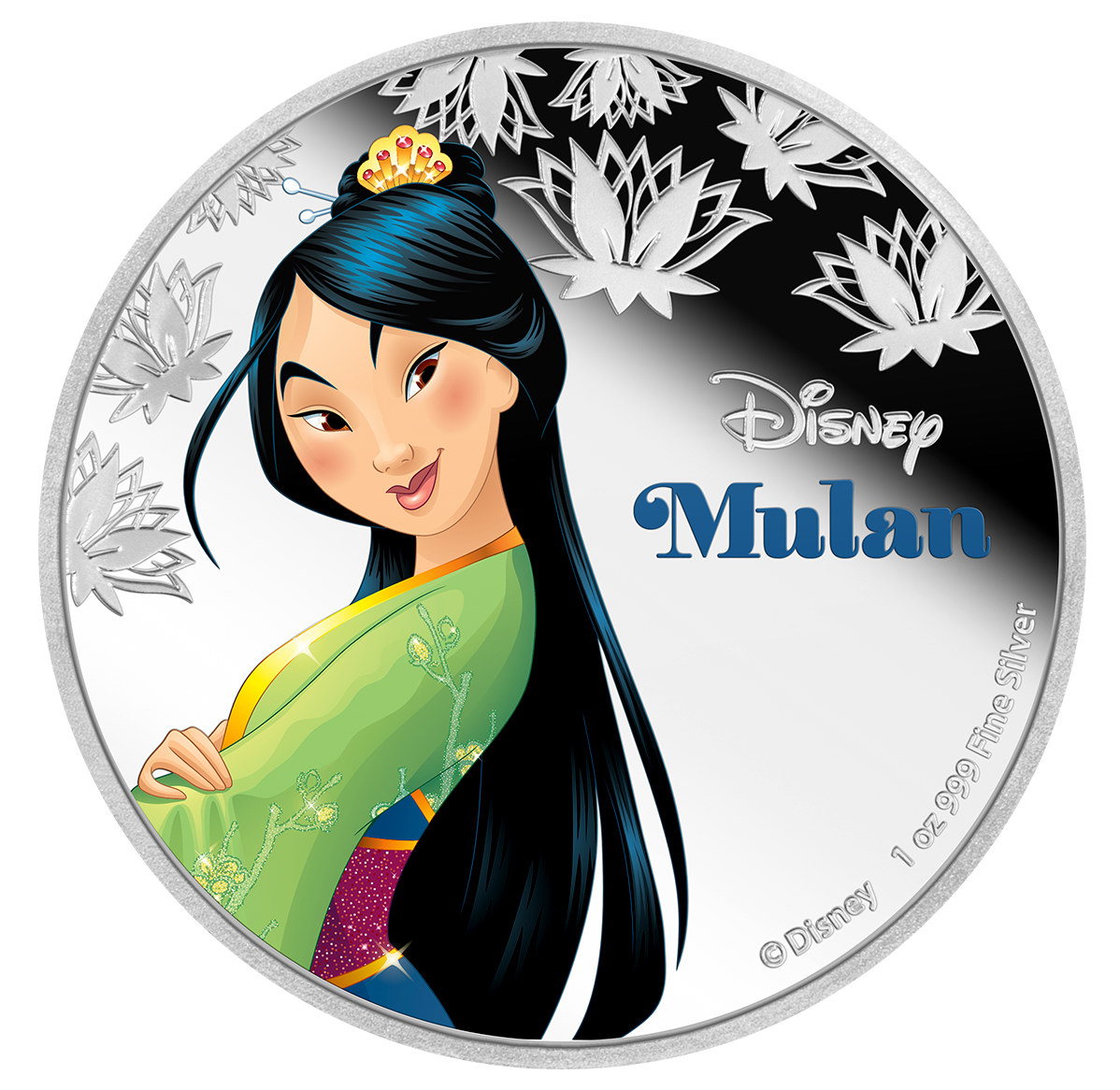 1 oz. Pure Silver Coin – Disney Princess – Mulan (2016) | The Royal ...