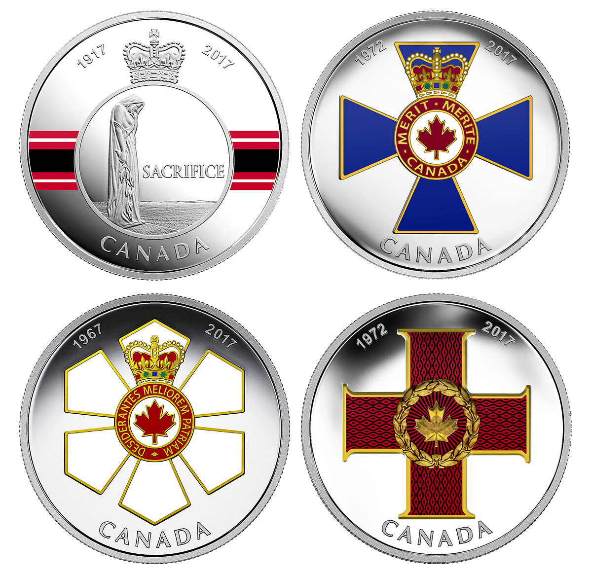 Distinctions honorifiques canadiennes - Abonnement à la série de 4 ...