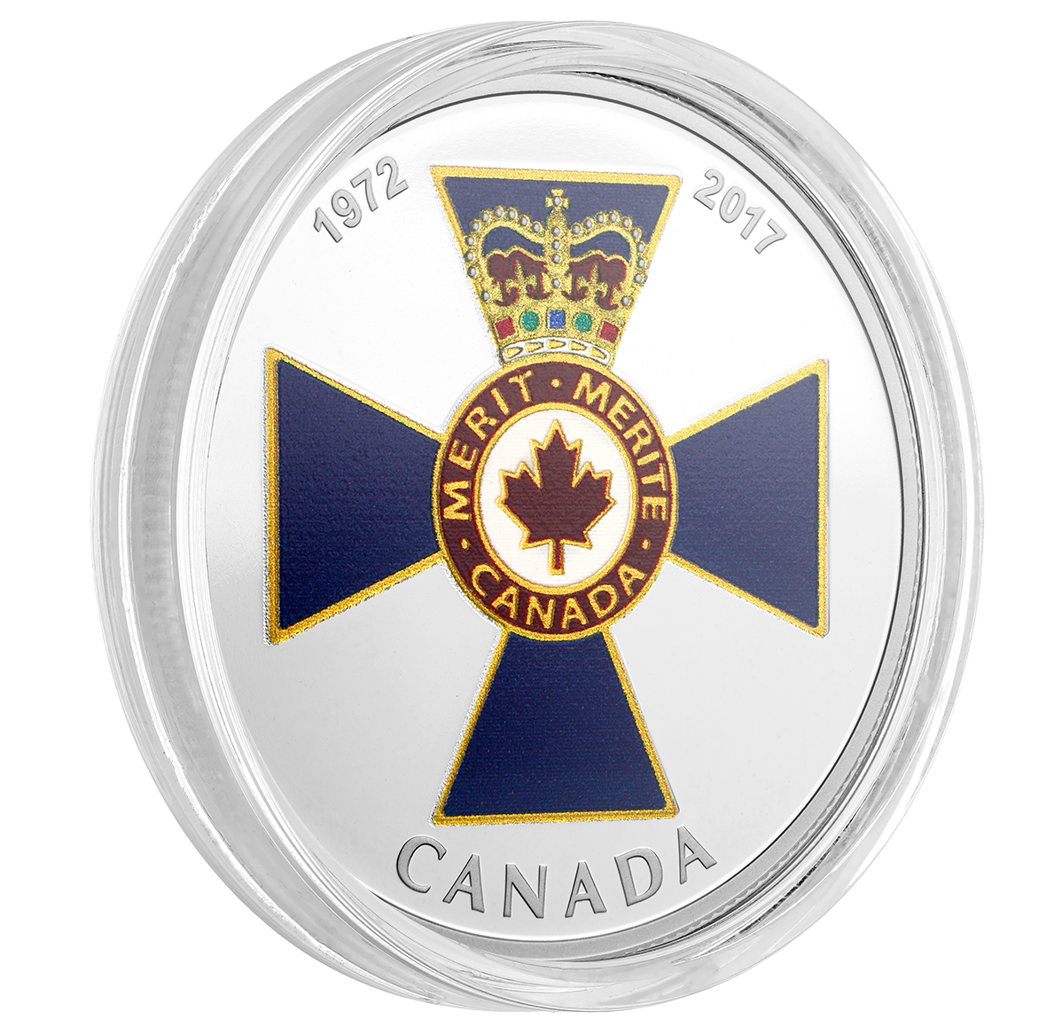 1 oz. Pure Silver Coloured Coin - Canadian Honours Collection: 45th ...