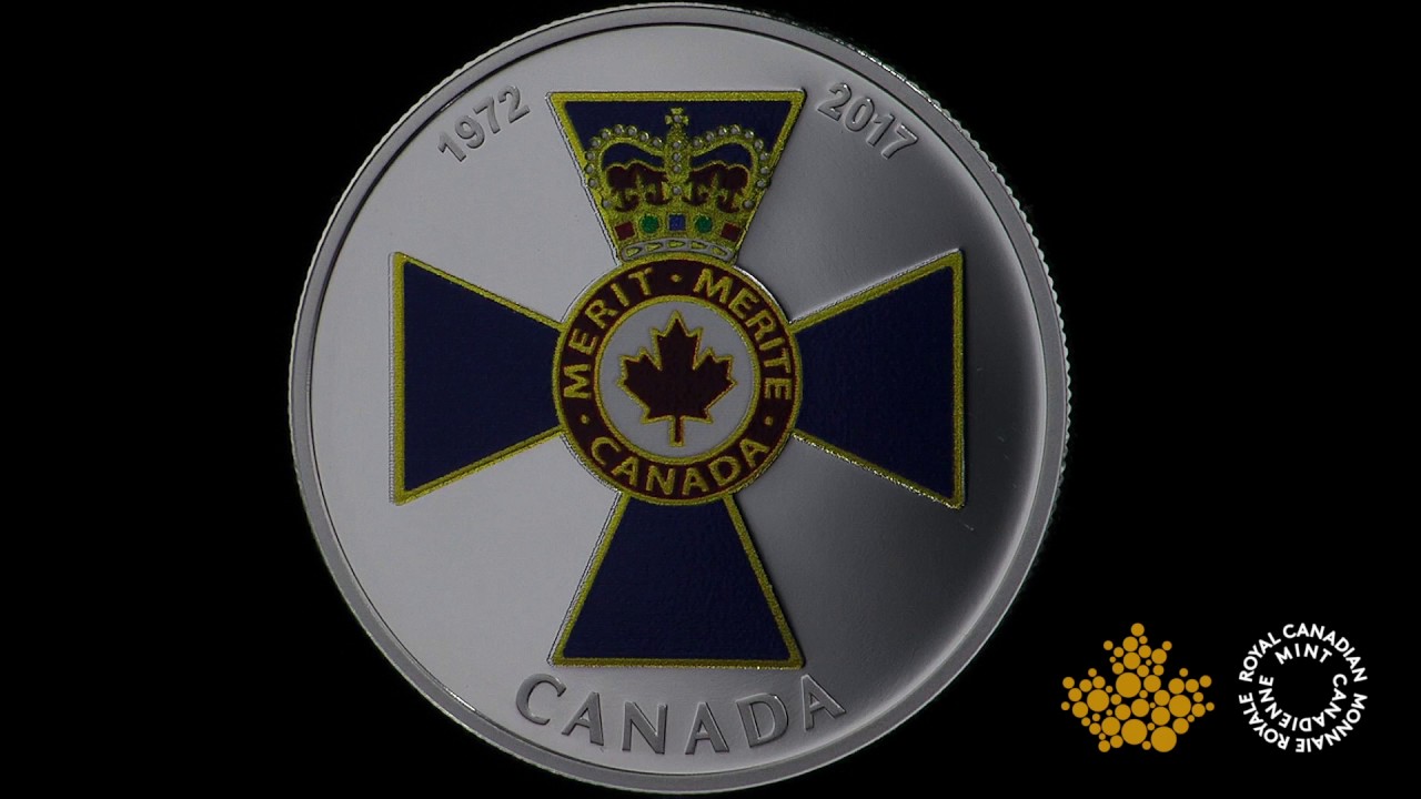 1 oz. Pure Silver Coloured Coin - Canadian Honours Collection: 45th ...