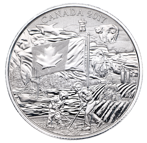 Pièce en argent pur - L'esprit canadien (2017) | La Monnaie royale ...