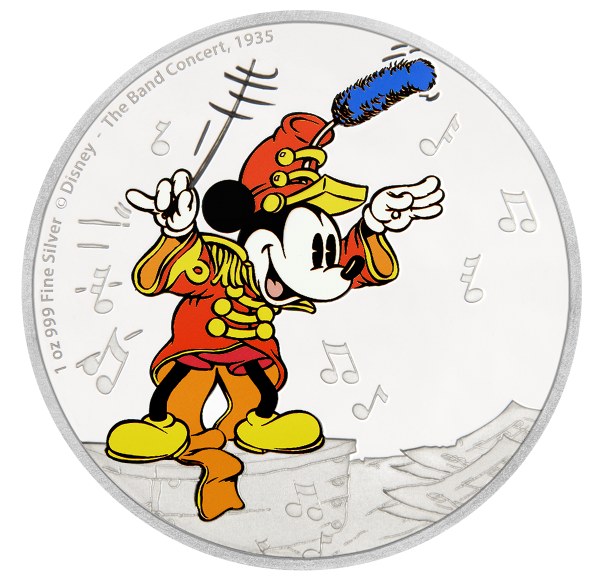 1 oz. Pure Silver Coin - Disney Mickey Mouse Through the Ages: 'The ...