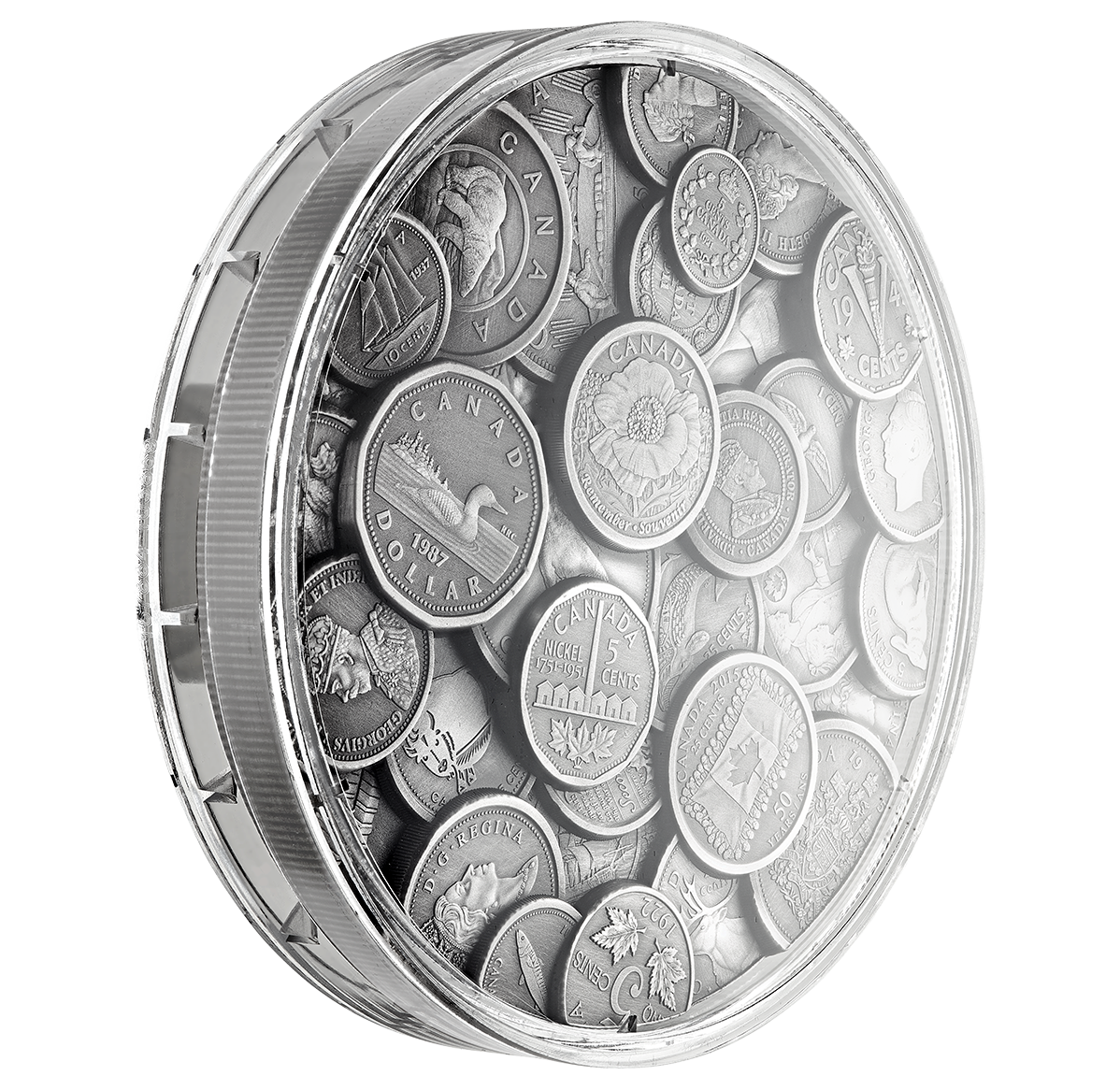 The Canadian Coin Collection - Pure Silver One Kilogram Ultra-High ...