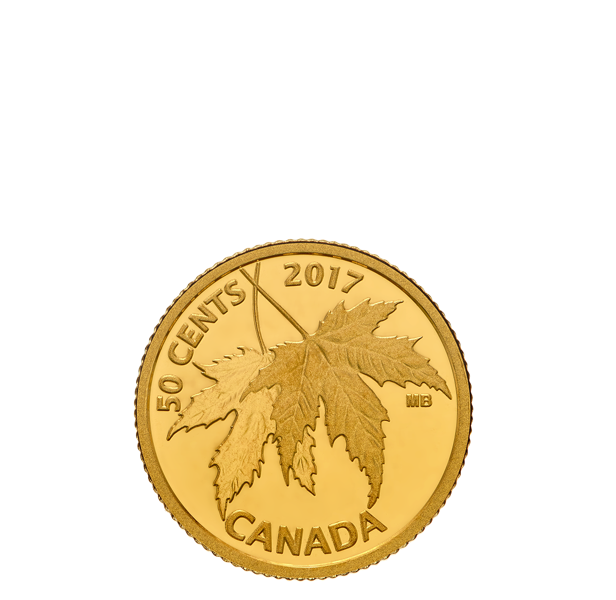 1/25 oz. Pure Gold Coin - Maple Leaf - Mintage: 8,000 (2017) | The ...