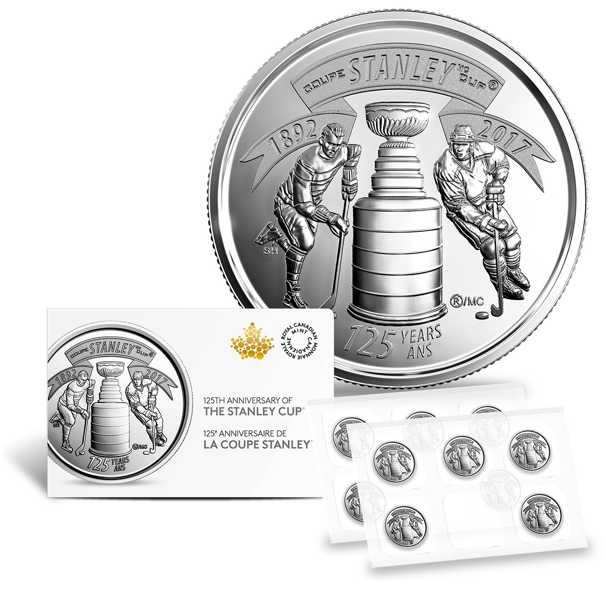 2017 25-cent Circulation Coin - 125th Anniversary of the Stanley Cup ...