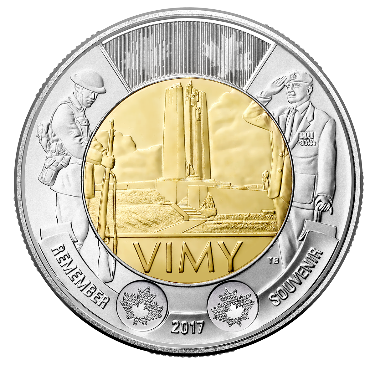2017 100th Anniversary of the Battle of Vimy Ridge $2 Circulation Coin ...