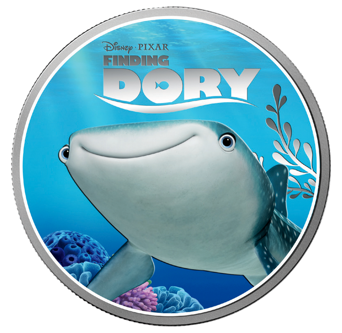 Disney Pixar: Finding Dory - 1 oz Pure Silver Coloured 5-Coin Set (2016 ...