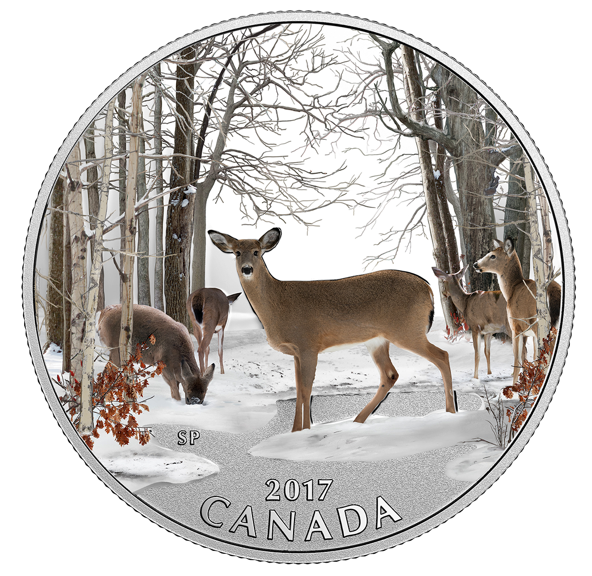 1/2 oz. Pure Silver Coloured Coin - Iconic Canada: Spring Sightings ...