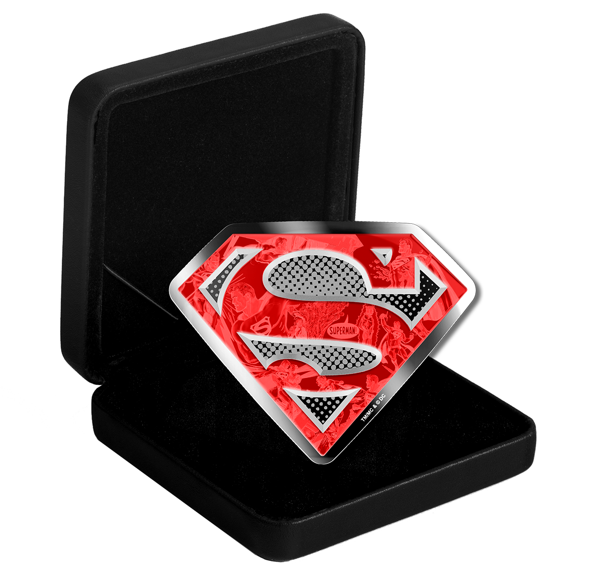 10 oz. Pure Silver Coloured Coin - DC Comics Originals: Superman's ...