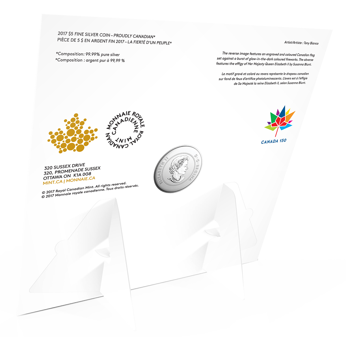 2017 Proudly Canadian - Pure Silver Glow-in-the-Dark Coin | The Royal ...