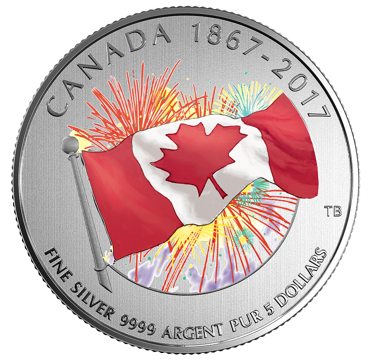 2017 Proudly Canadian - Pure Silver Glow-in-the-Dark Coin | The Royal ...