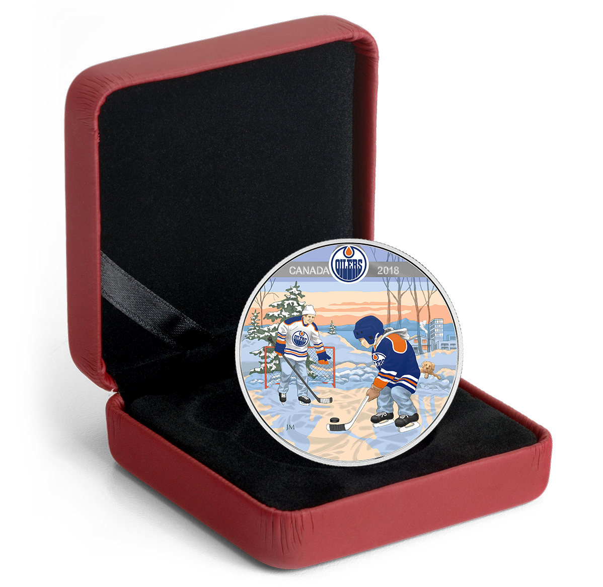 Pure Silver Coloured Coin - Learning to Play: Edmonton Oilers ...