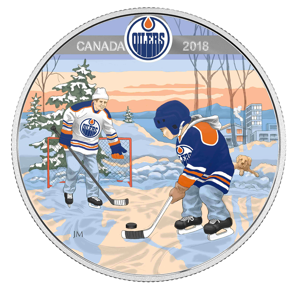 Pure Silver Coloured Coin - Learning to Play: Edmonton Oilers ...