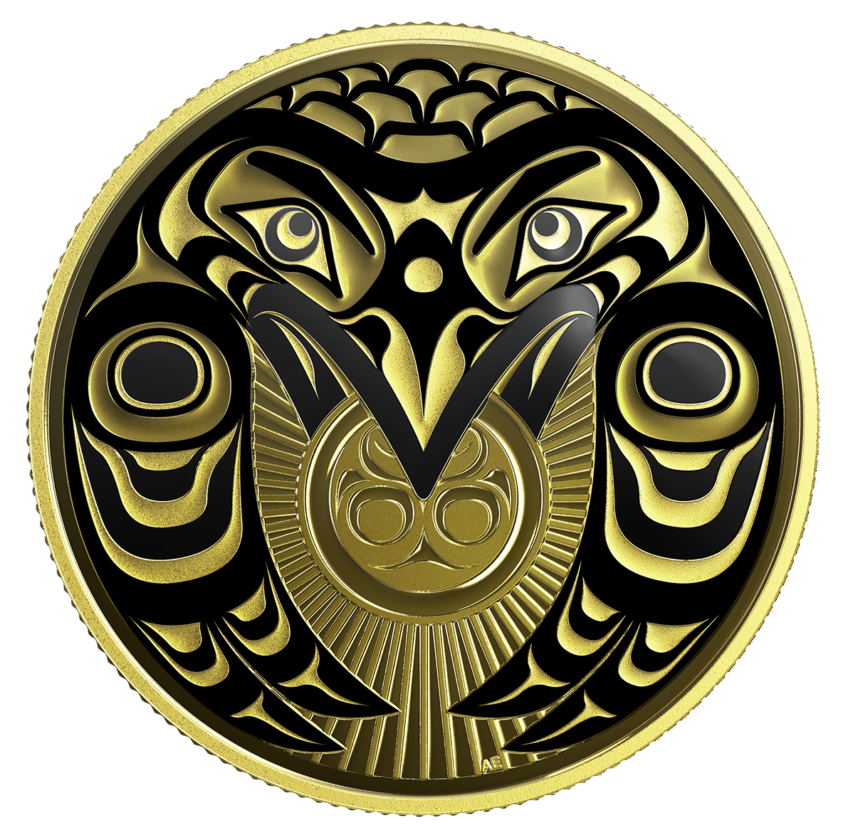 14-karat Gold Coin - Raven Brings the Light - Mintage: 2,000 (2017 ...
