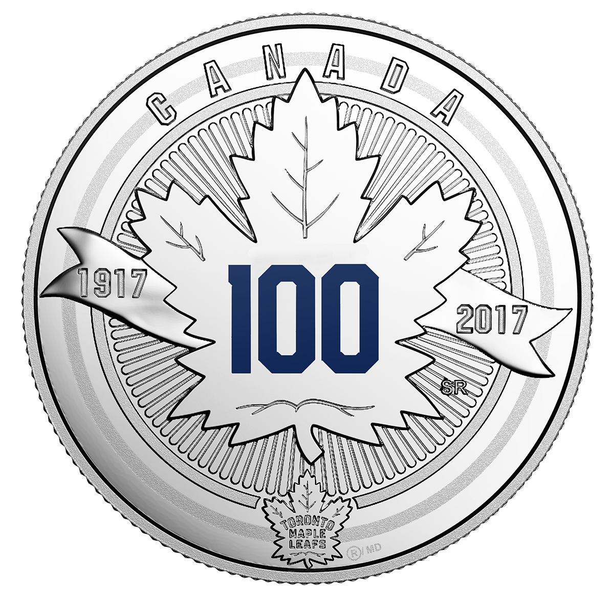 Pure Silver Coin - The Toronto Maple Leafs®: Anniversary Logo (2017 ...