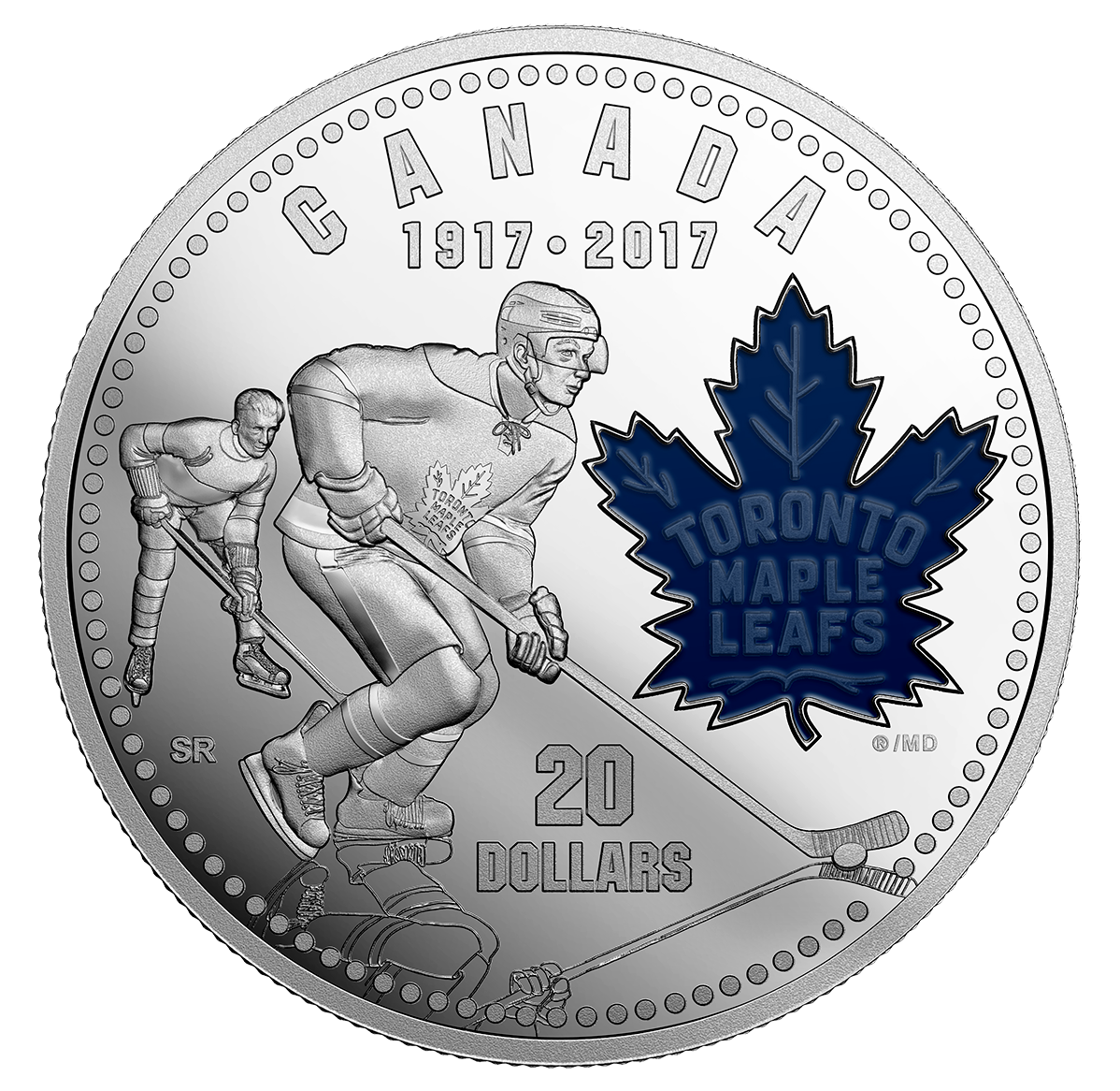 1 oz. Pure Silver Coin - The Toronto Maple Leafs®: 100 Years of Passion ...