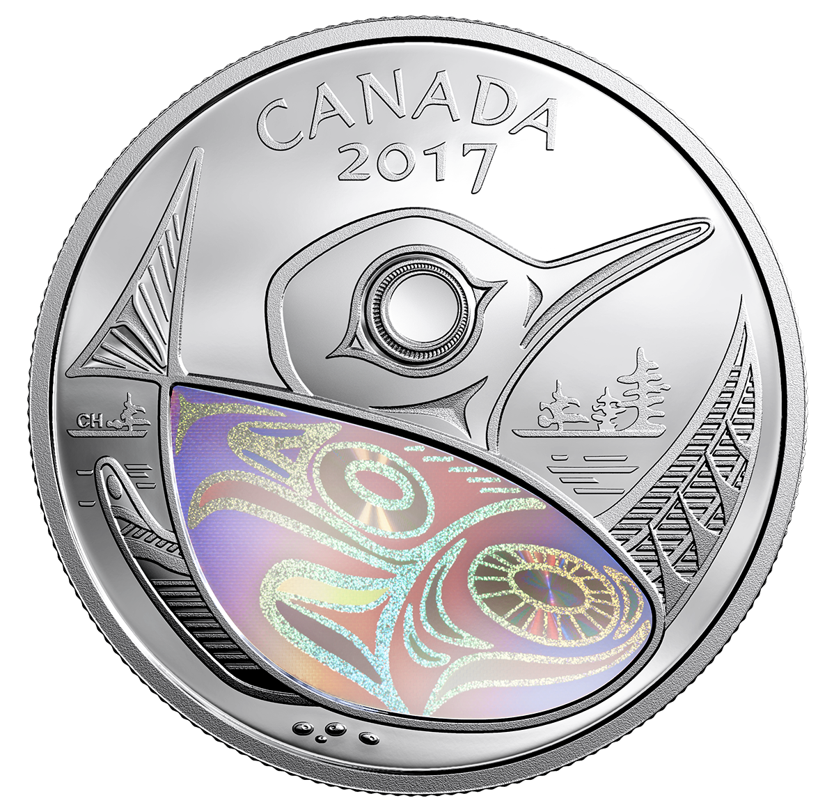 1 oz. Pure Silver Hologram Coin - Canada: Protecting our Future ...