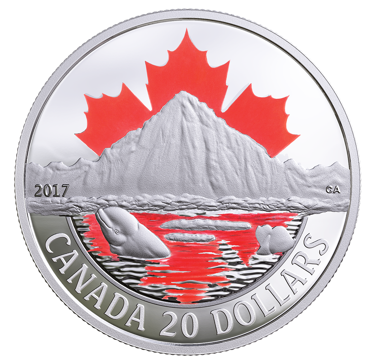 1 oz. Pure Silver Coloured Coin - Canada's Coast: Arctic Coast ...