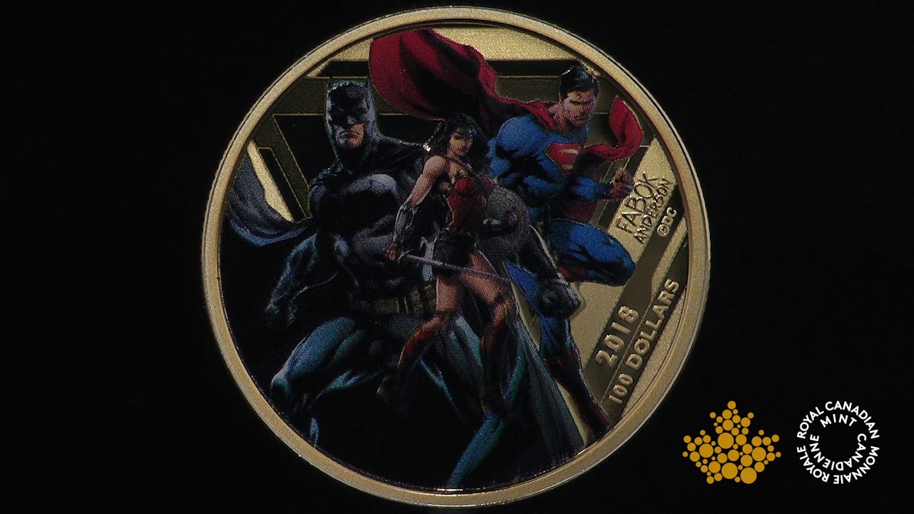 14-Karat Gold Coin - The Justice League™: United We Stand - Mintage ...